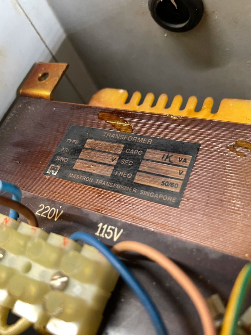 step down transformer 220 to 115 volt ac, TV & Home Appliances ...