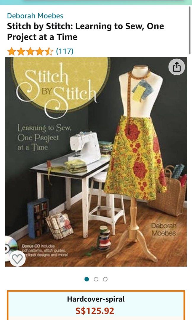 Stitch by Stitch: Learning to Sew, One Project at a Time by Deborah ...