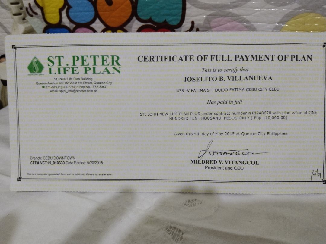 St.peter life plan, Everything Else, Others on Carousell