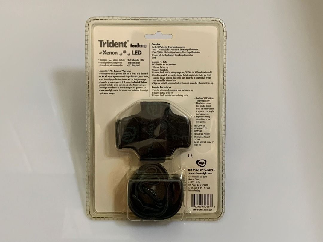 Streamlight Trident Multi-Purpose LED (3-Way Lighting) Headlamp, Sports ...