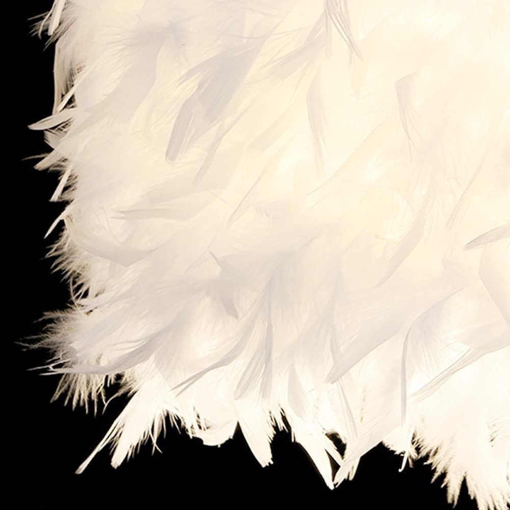 Sunallwell Feather Light Shade Modern Pendant Light Lampshades for ...