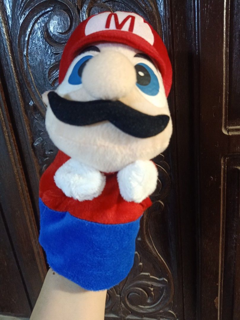 SUPER MARIO HAND PUPPET on Carousell