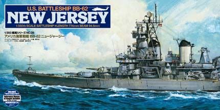 Tamiya 1/350 American Battleship USS New Jersey War ship model kit ...