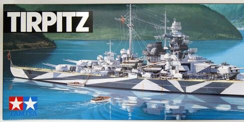 Tamiya 1/350 German battleship Tirpitz war ship model kit, Hobbies ...