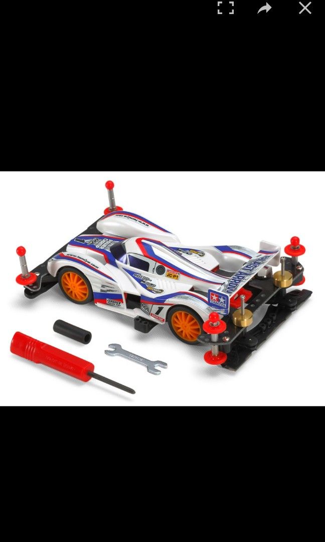 Tamiya 18647 1/32 Mini 4WD Starter Pack MA Power Spec (Blast Arrow), 興趣 ...