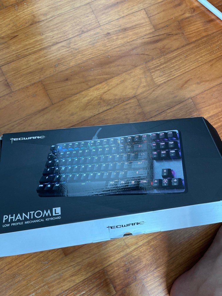 Tecware phantom L low profile mechanical keyboard, Computers & Tech ...