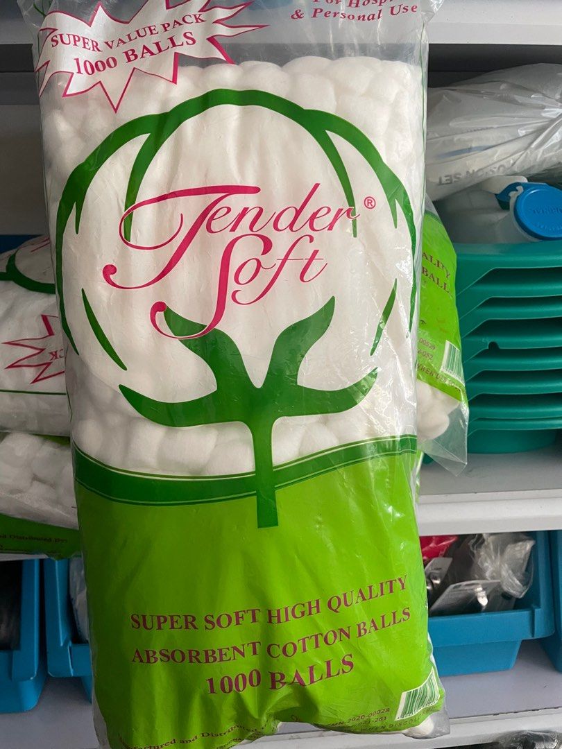 TENDER SOFT COTTON BALLS 1000 1000 PCS on Carousell