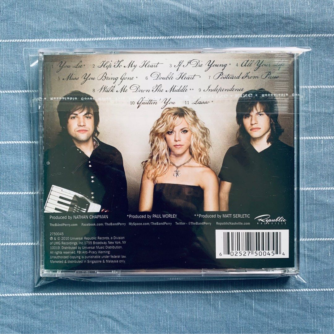 The Band Perry - The Band Perry CD, Hobbies & Toys, Music & Media, CDs ...