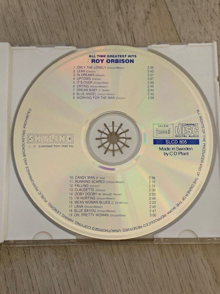 The Great ROY ORBISON (Made in Sweden), Hobbies & Toys, Music & Media ...