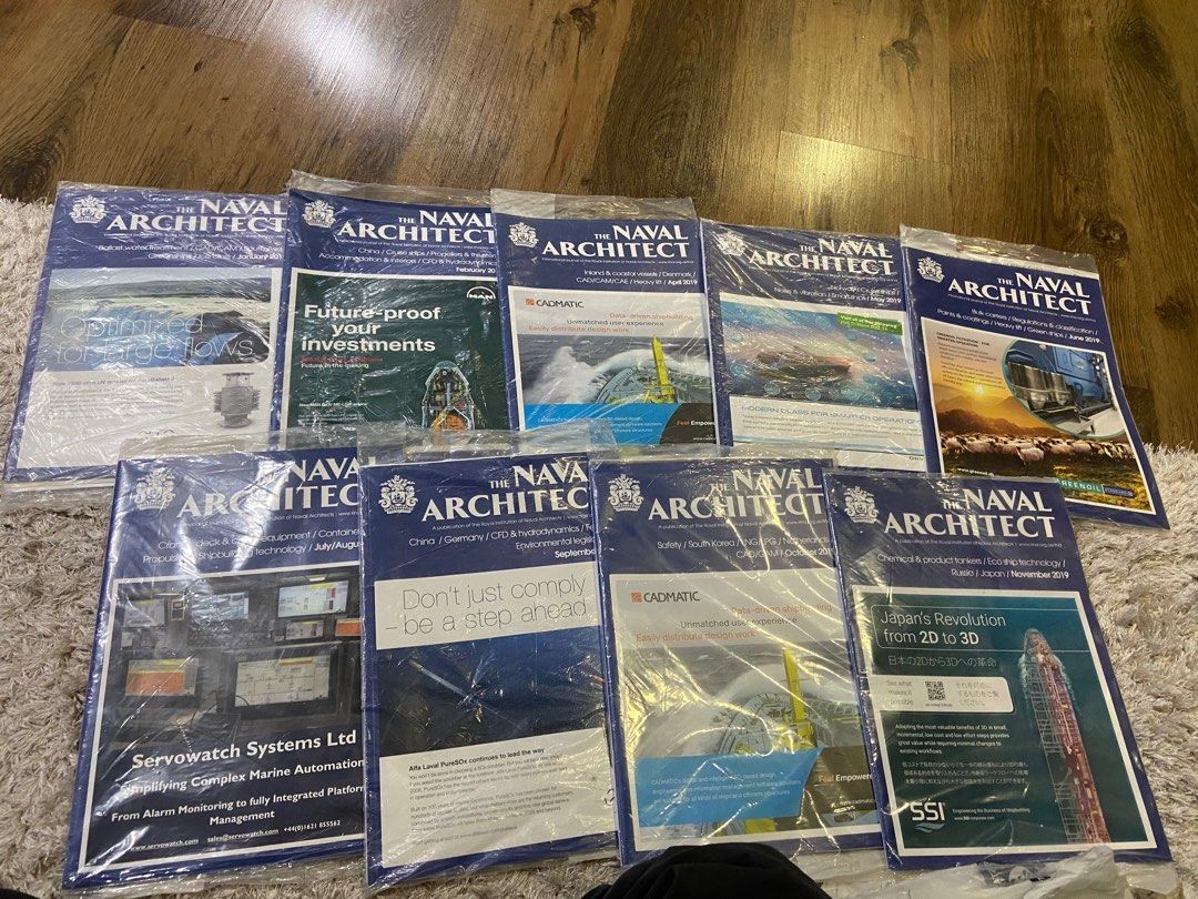 The Naval Architect and Warship Technology magazines, Hobbies & Toys ...