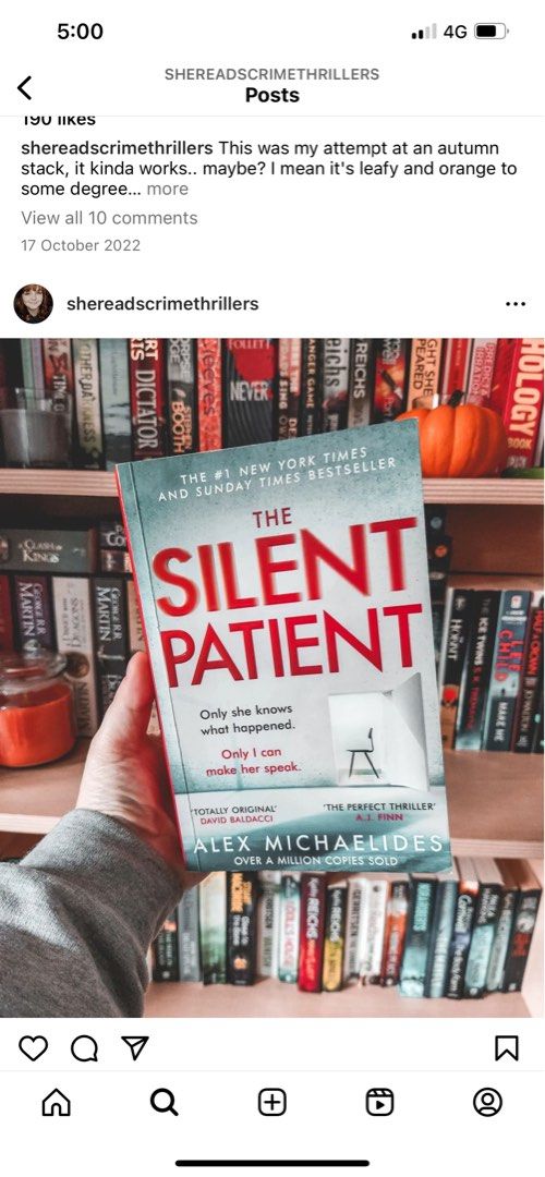 The Silent Patient, Hobbies & Toys, Books & Magazines, Fiction & Non ...