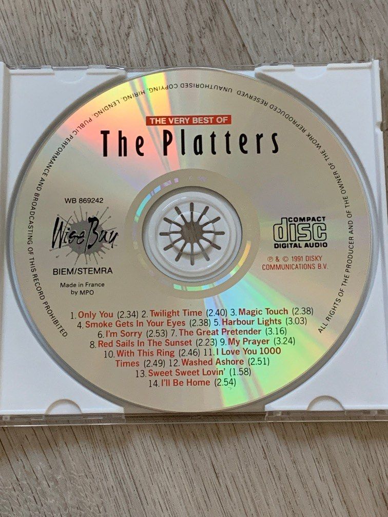 The Very Best Of The Platters (Made in the EEC), Hobbies & Toys, Music ...