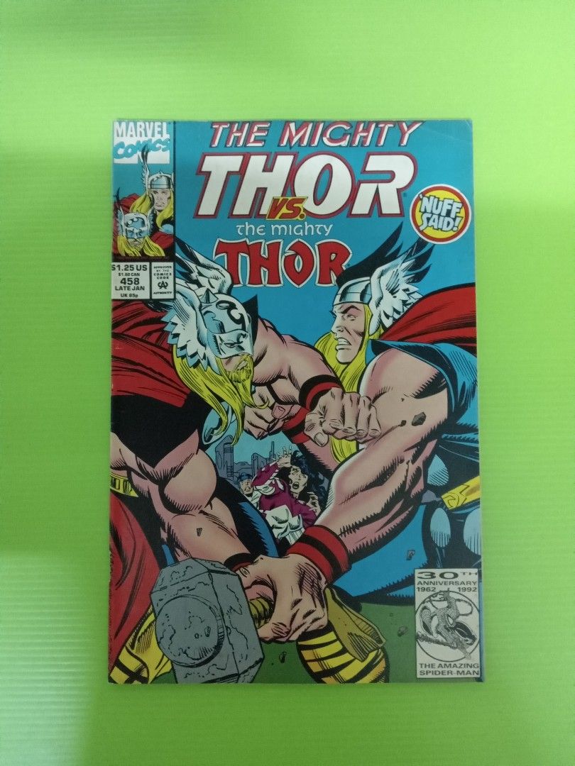 Thor #458 ( Ron Frenz - Cover Art ) Marvel Comics, Hobbies & Toys ...