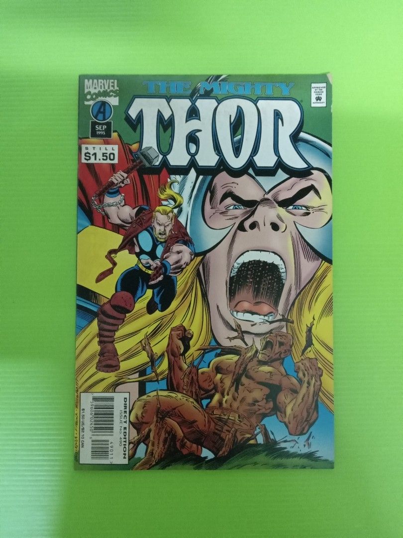 Thor #490 ( John Buscema - Cover Art ) Marvel Comics, Hobbies & Toys ...