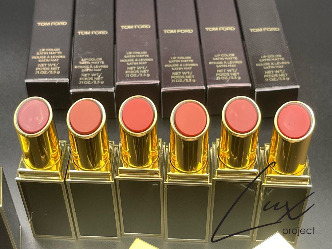 Tom Ford Lip Colour Satin Matte Lipsticks Collection, Beauty & Personal ...