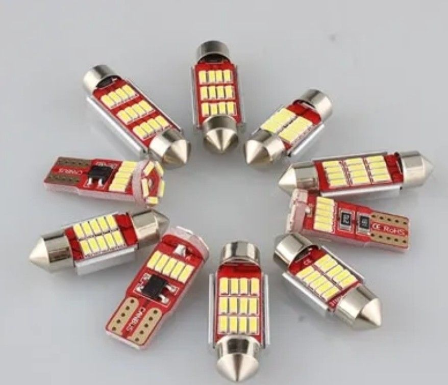 Toyota Prius Interior White LED Map and dome lights, Car Accessories ...