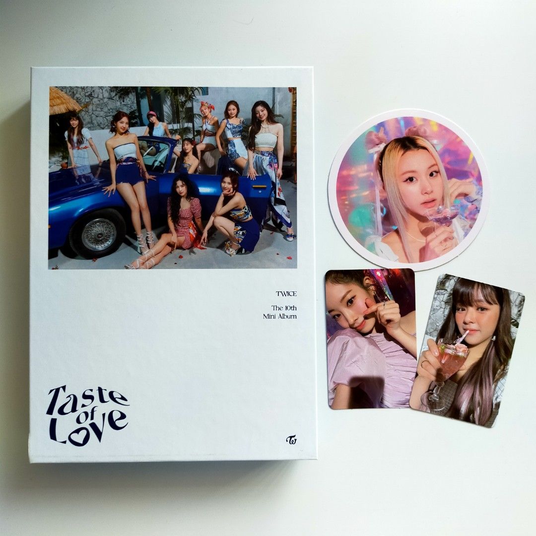 TWICE Taste of Love Album w/ Inclusions, Hobbies & Toys, Memorabilia ...