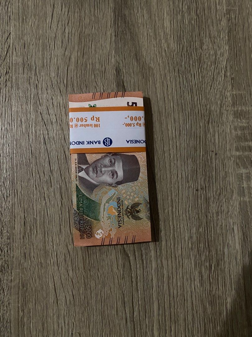 Uang kertas pecahan lima ribu edisi baru, Antik, Uang Lama di Carousell