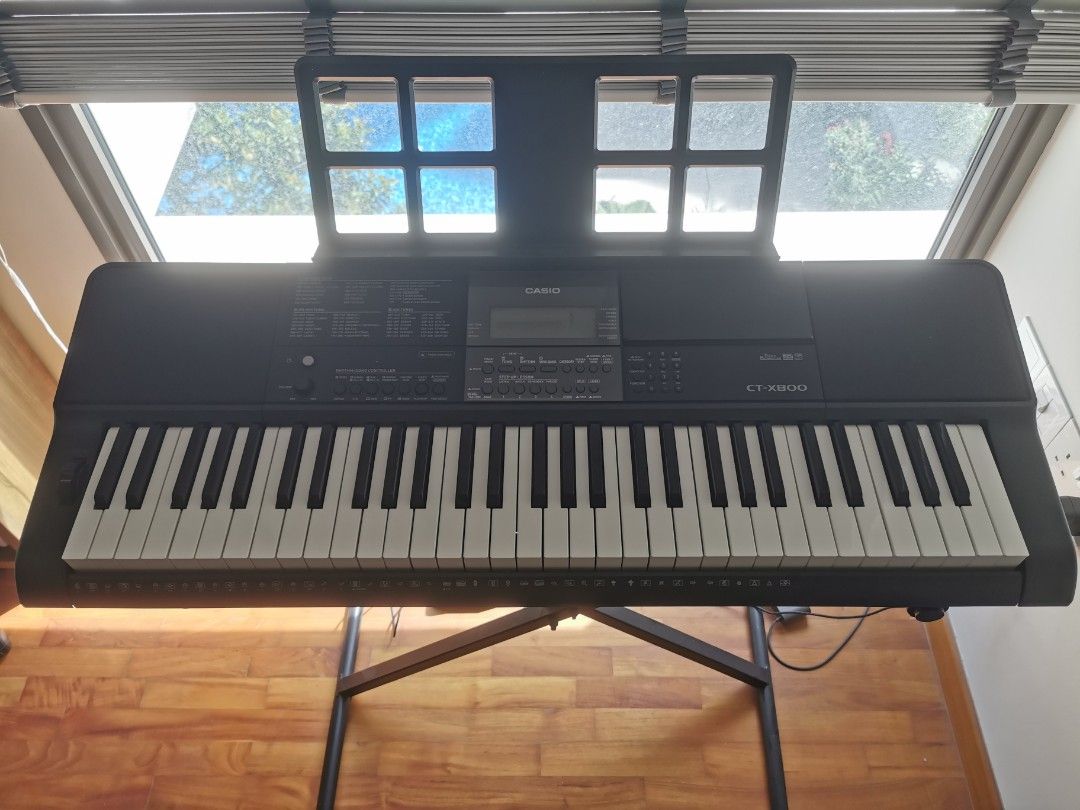 Ultra Lightweight Digital Portable Piano Keyboard Casio CXT-800 with ...