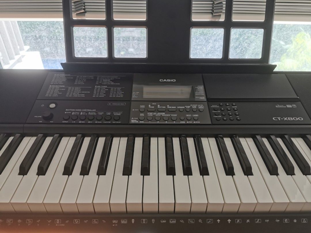 Ultra Lightweight Digital Portable Piano Keyboard Casio CXT-800 with ...