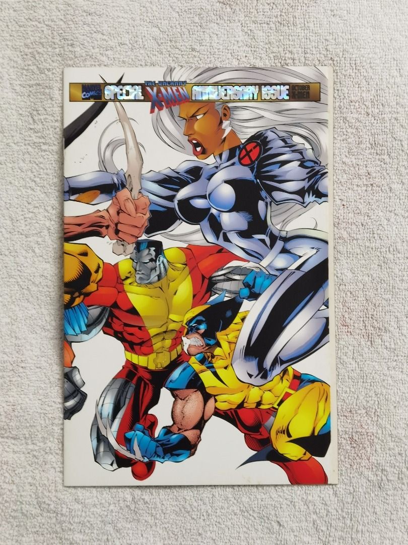 Uncanny X-Men (1963) issue 325. "Special Anniversary Issue". double fold-out cardstock cover ...