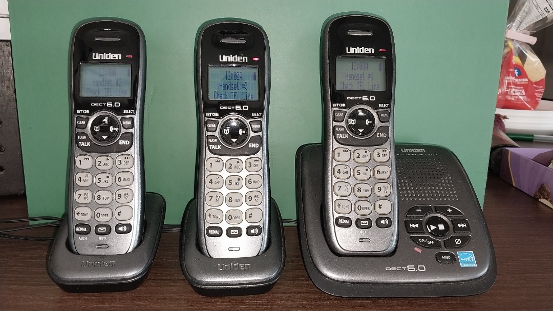 UNIDEN Wireless Phone/Intercom (3 Stations) on Carousell