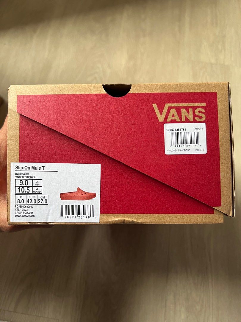 Vans Slip On Mule TRK, Luxury, Sneakers & Footwear on Carousell