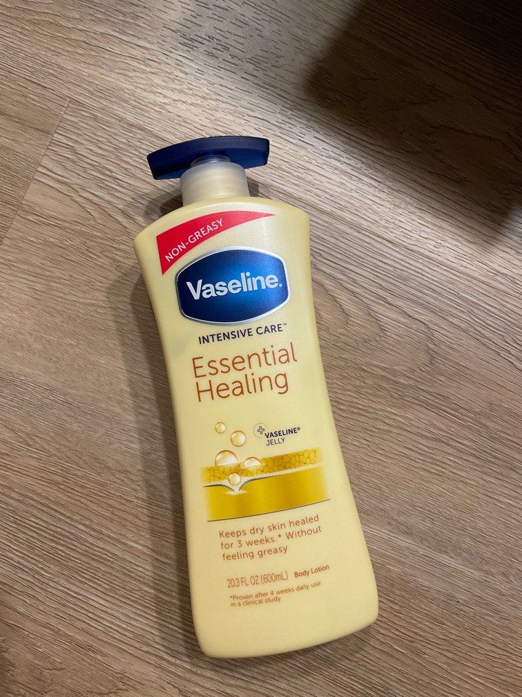 Vaseline Essential Healing Vaseline Jelly Body Lotion, Beauty ...