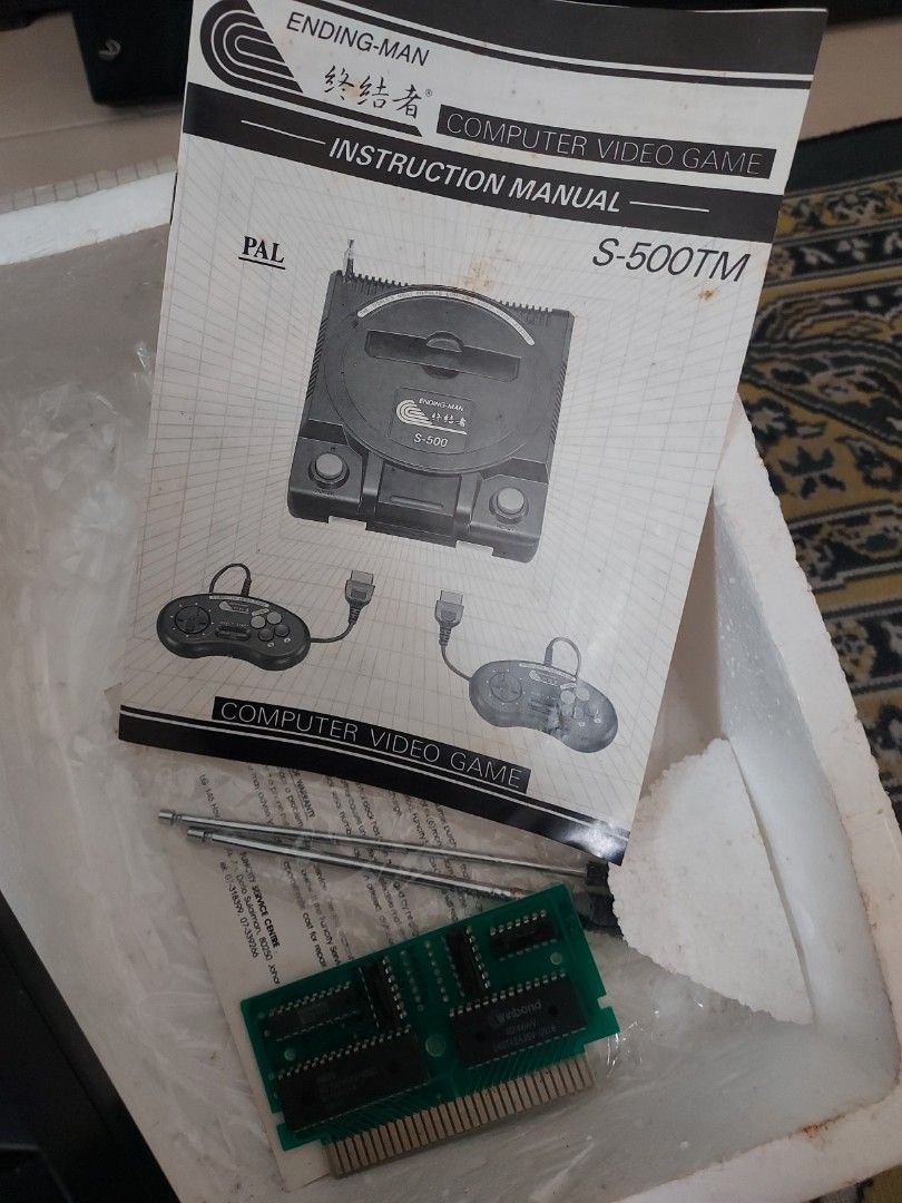 VINTAGE ENDING- MAN S- 500 VIDEO GAME, Video Gaming, Video Games ...