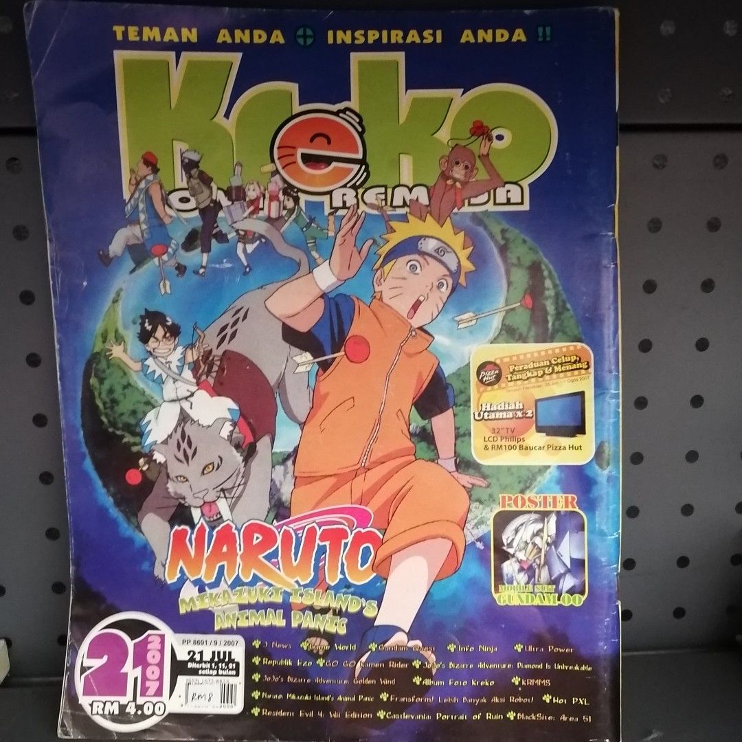 Vintage Majalah Kreko-Naruto #21 (Year 2007), Hobbies & Toys, Books & Magazines, Comics & Manga ...