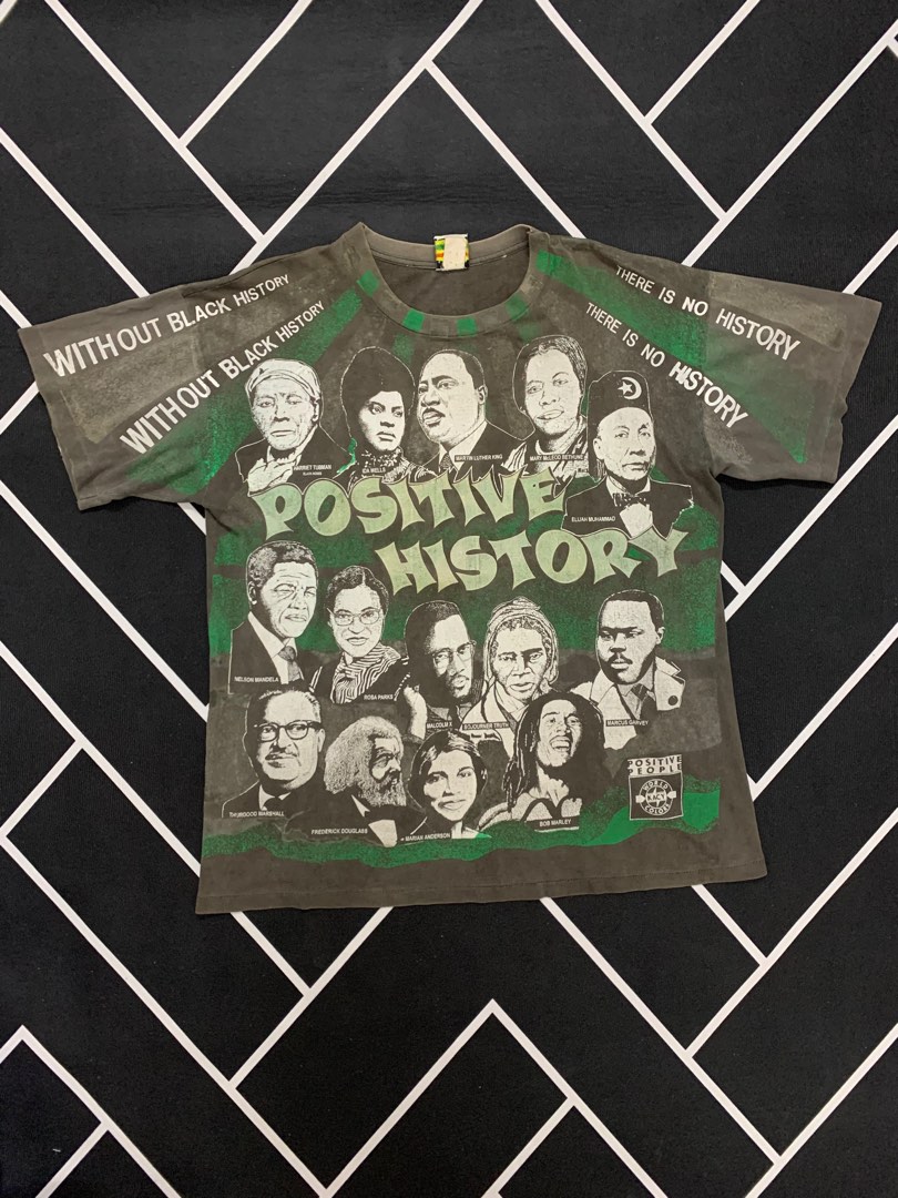 VINTAGE POSITIVE HISTORY OVP 1990, Men's Fashion, Tops & Sets, Tshirts ...