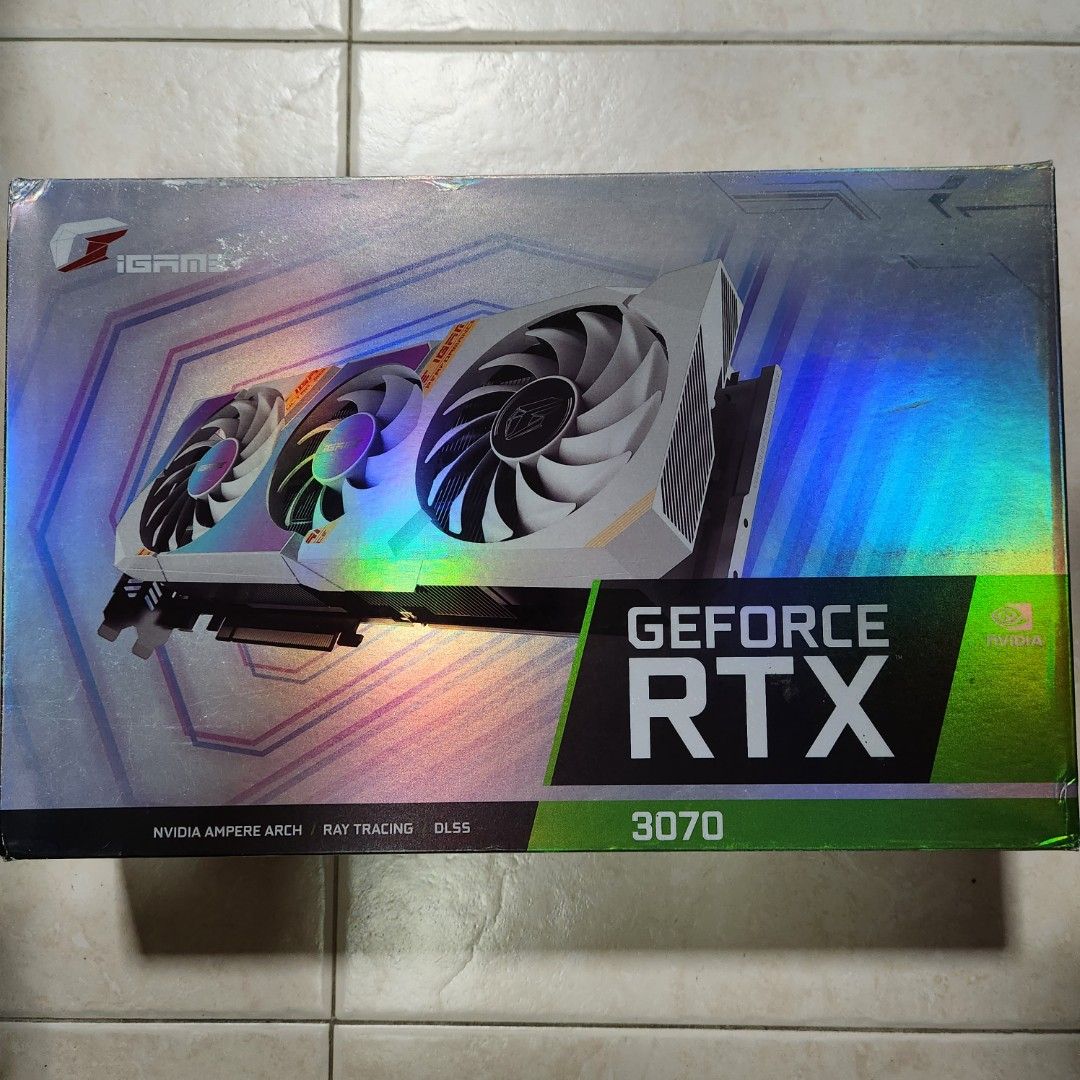 As-is RTX 3070 Colorful iGame Ultra RTX3070 White Graphics Card GPU ...