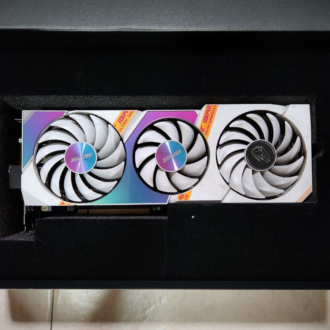 As-is RTX 3070 Colorful iGame Ultra RTX3070 White Graphics Card GPU ...