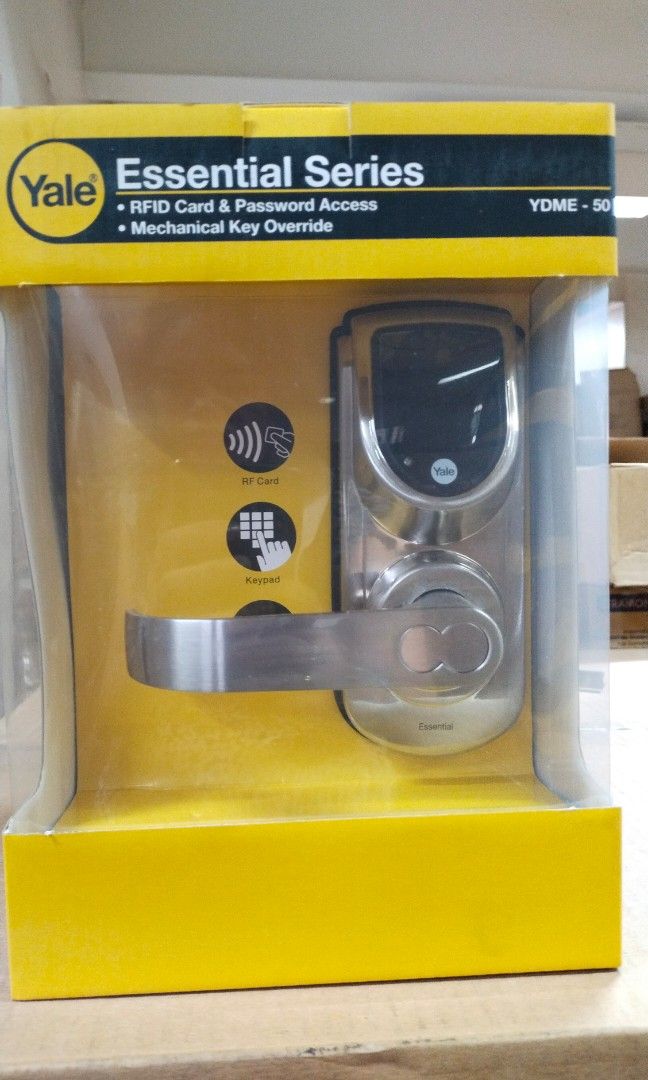 Yale digital lock #ydme50 rfid card and pin code access Yale digital ...