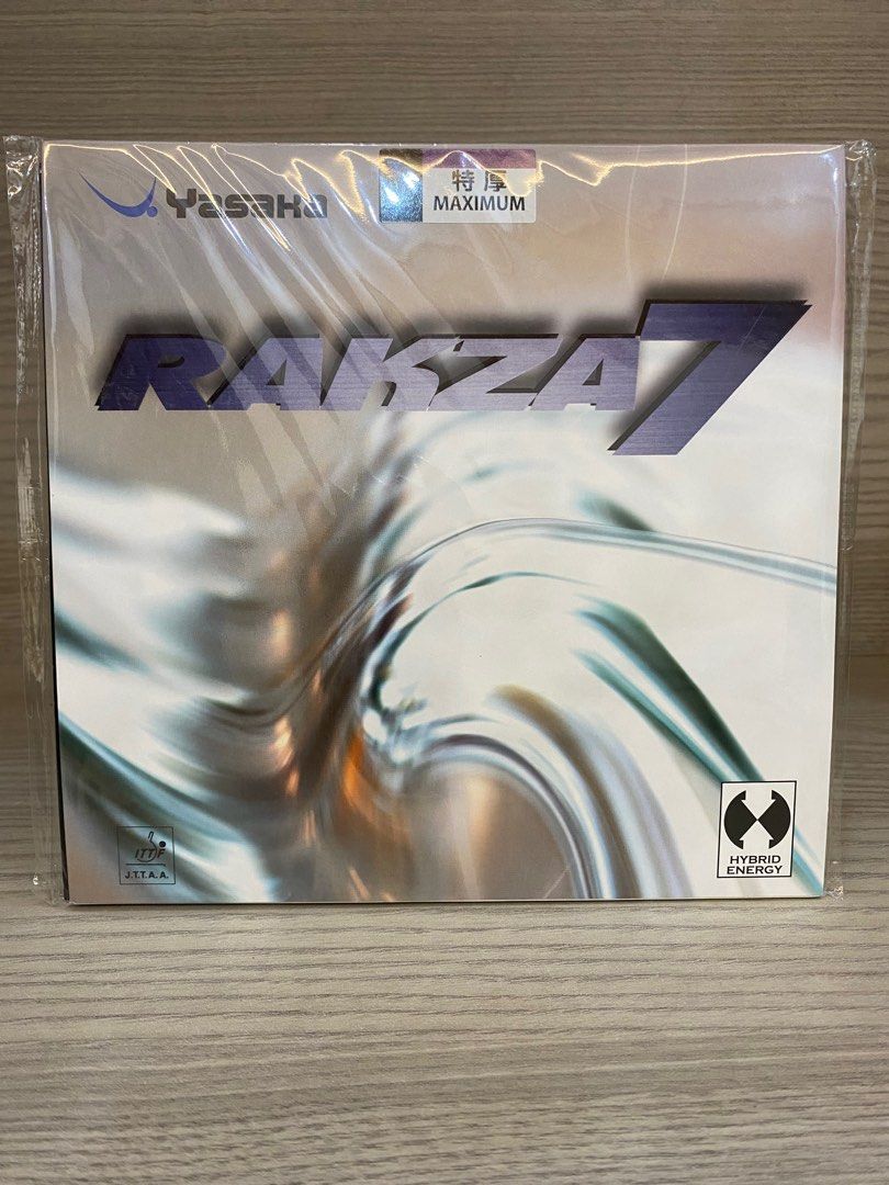 Yasaka Rakza 7 Max Black Table Tennis Rubber, Sports Equipment, Sports ...
