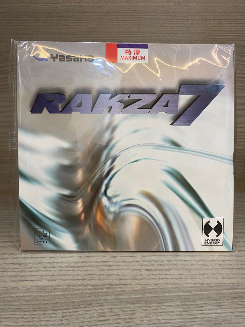 Yasaka Rakza 7 Max Red Table Tennis Rubber, Sports Equipment, Sports ...