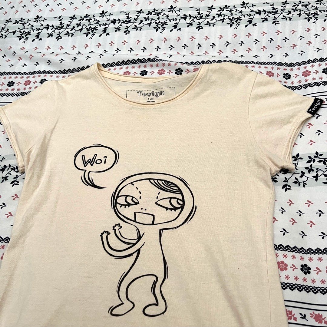 Yoshitomo Nara ish top, Women's Fashion, Tops, Other Tops on Carousell