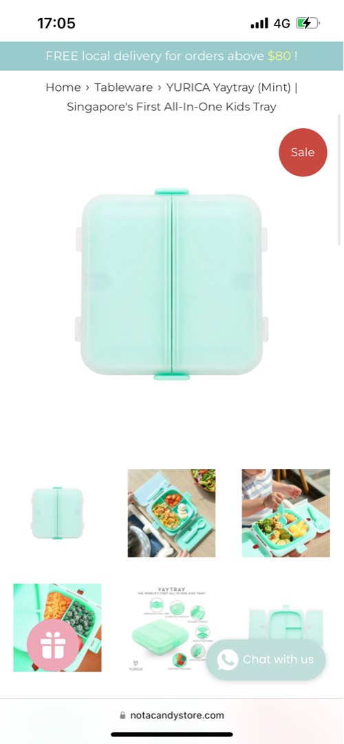YURICA Yaytray (mint) | Singapore's First All-In-One Kids Tray, Babies ...
