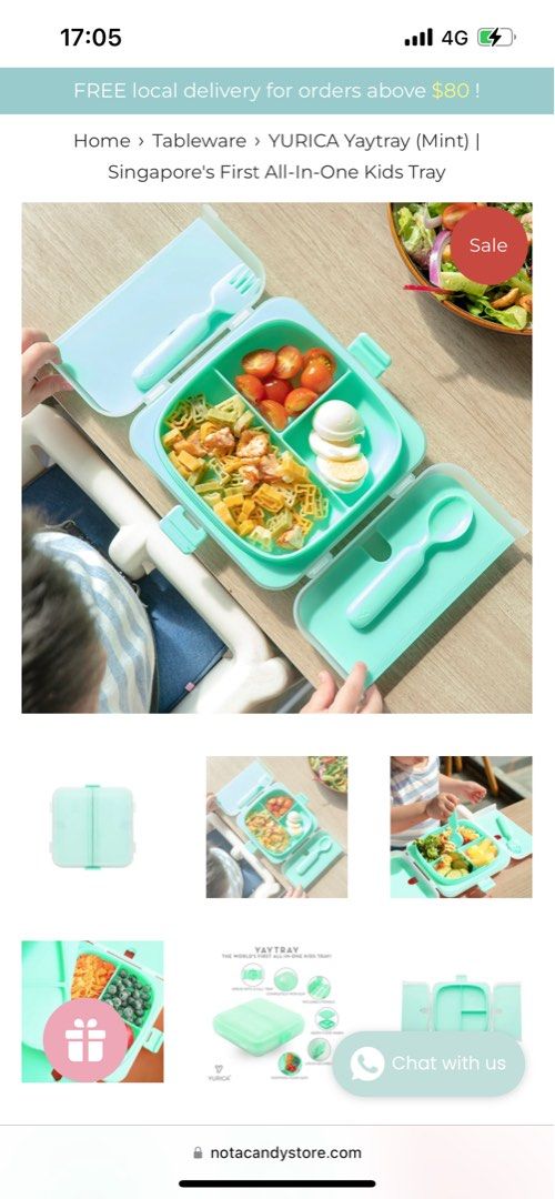 YURICA Yaytray (mint) | Singapore's First All-In-One Kids Tray, Babies ...