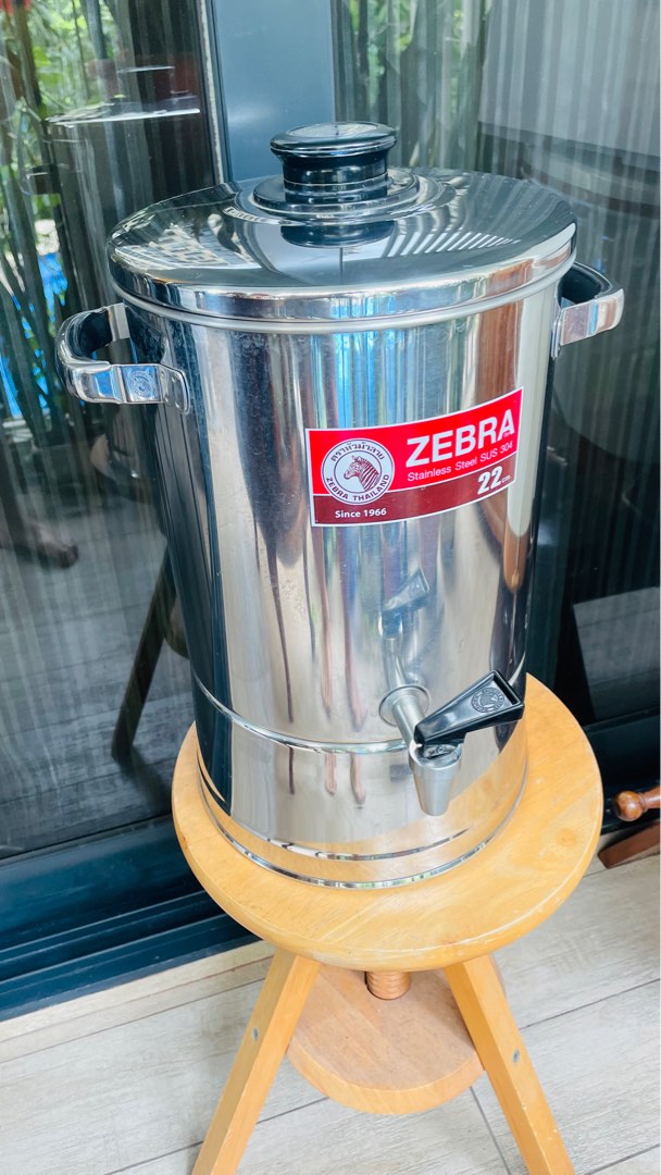 Zebra stainless steel water cooler 22 litre, TV & Home Appliances ...