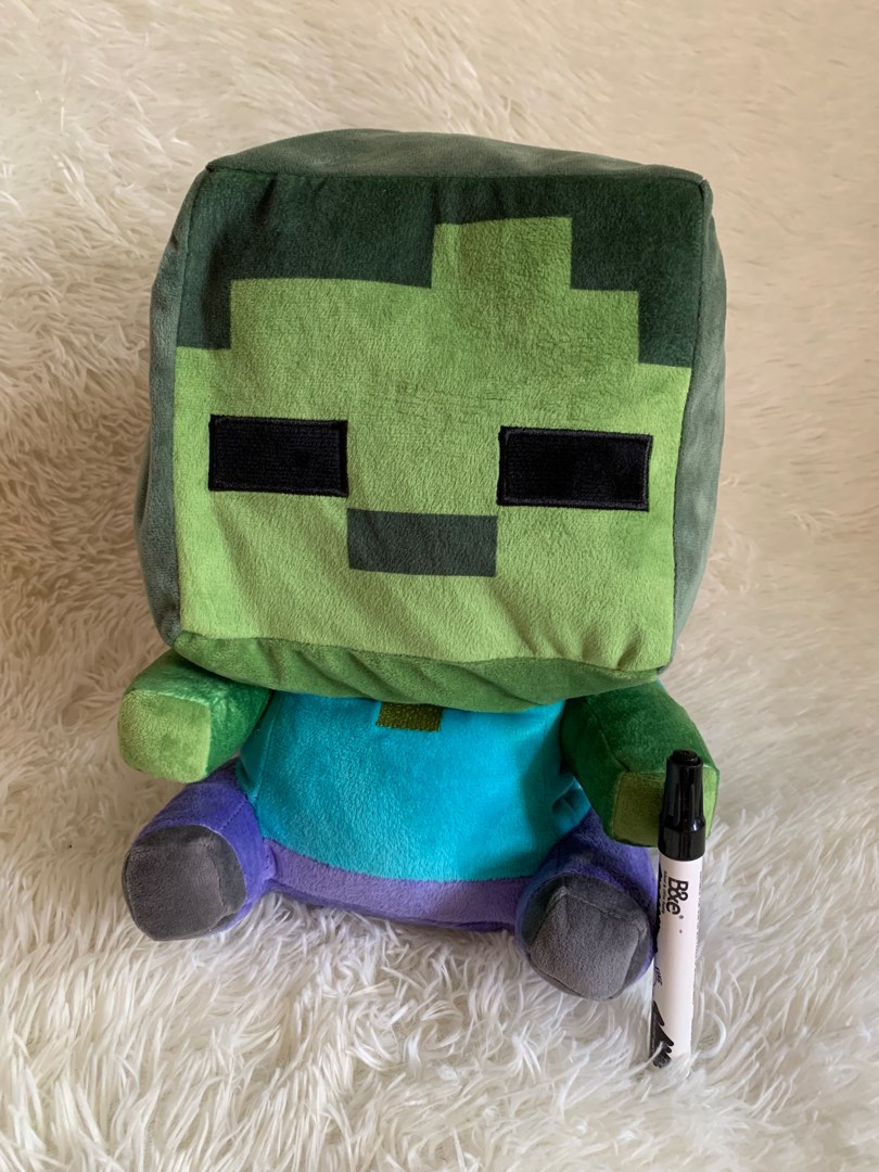 Zombie Minecraft Big Plush, Hobbies & Toys, Toys & Games on Carousell