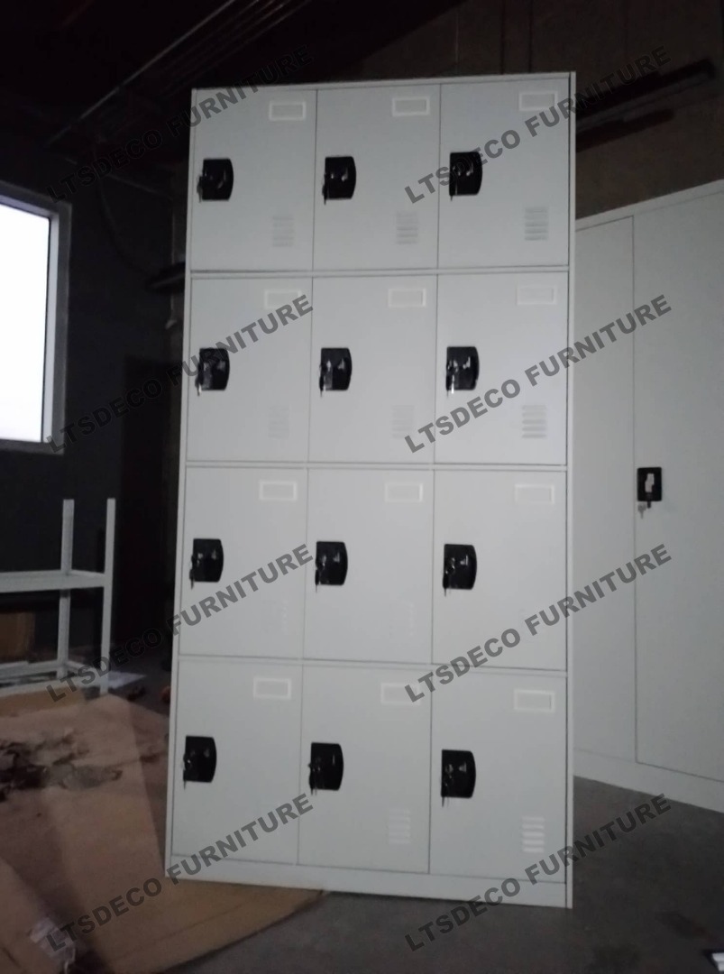 12 DOOR STEEL LOCKER OFFICE PARTITION FURNITURE on Carousell