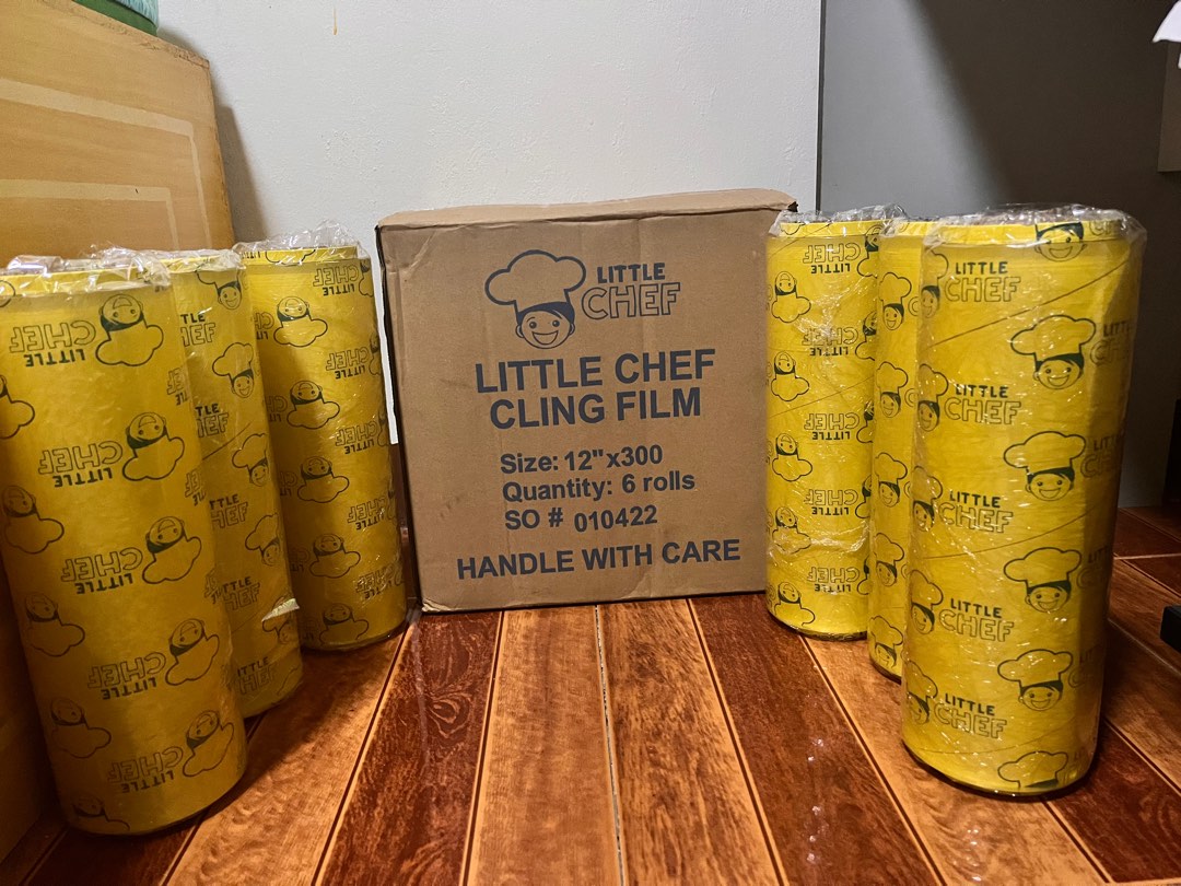 12x300 Cling Wrap - Little Chef, Furniture & Home Living, Kitchenware ...