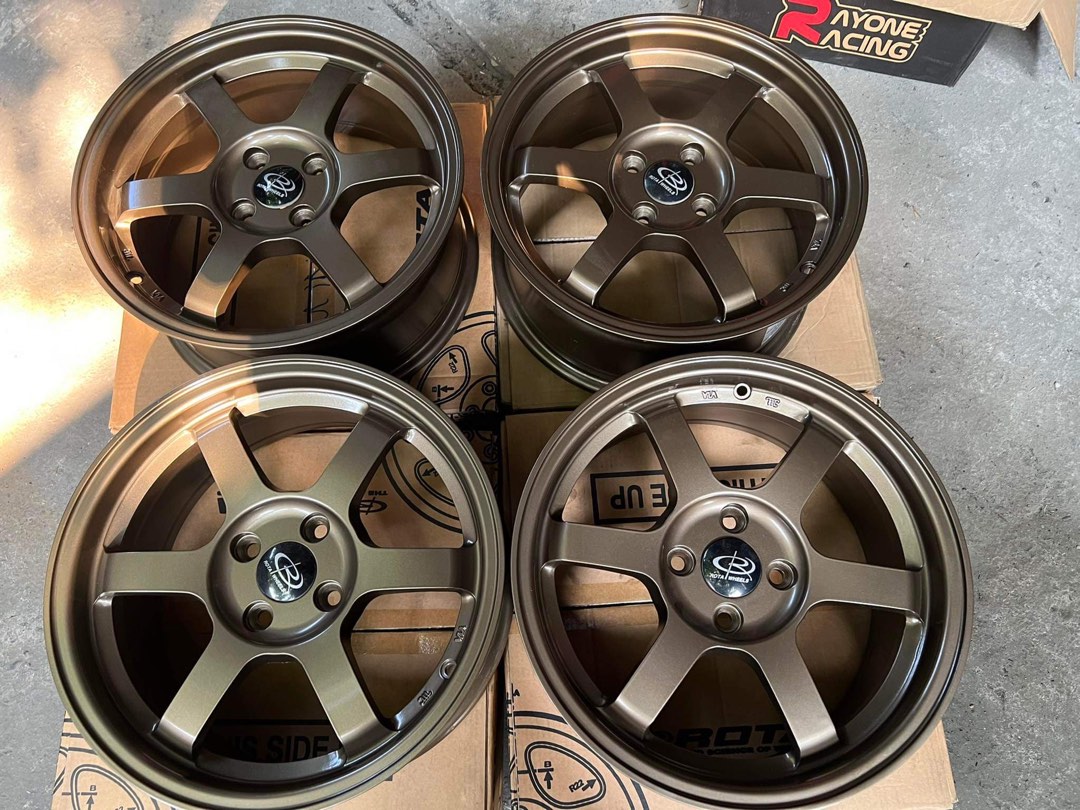 16” Rota Grid Racing used mags 4Holes pcd 100, Car Parts & Accessories ...