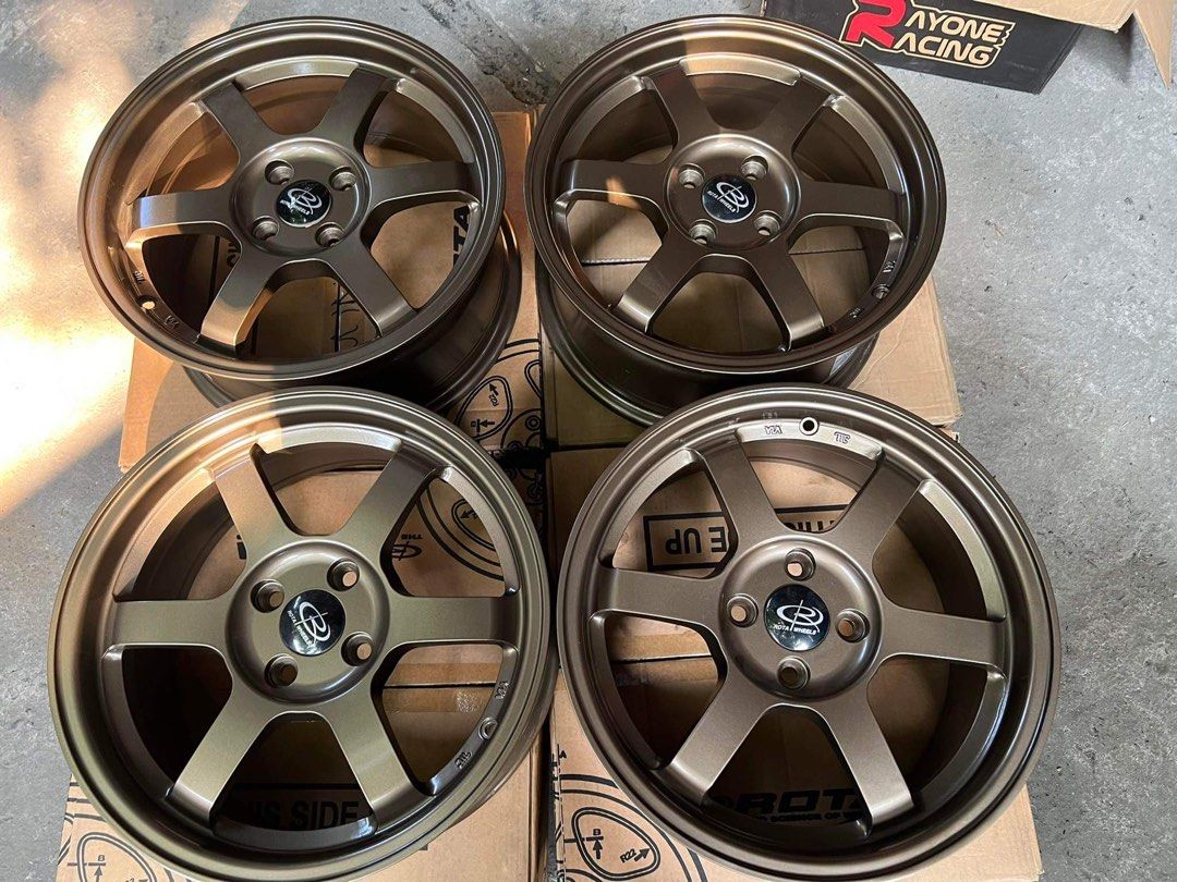 16” Rota Grid Racing used mags 4Holes pcd 100, Car Parts & Accessories ...