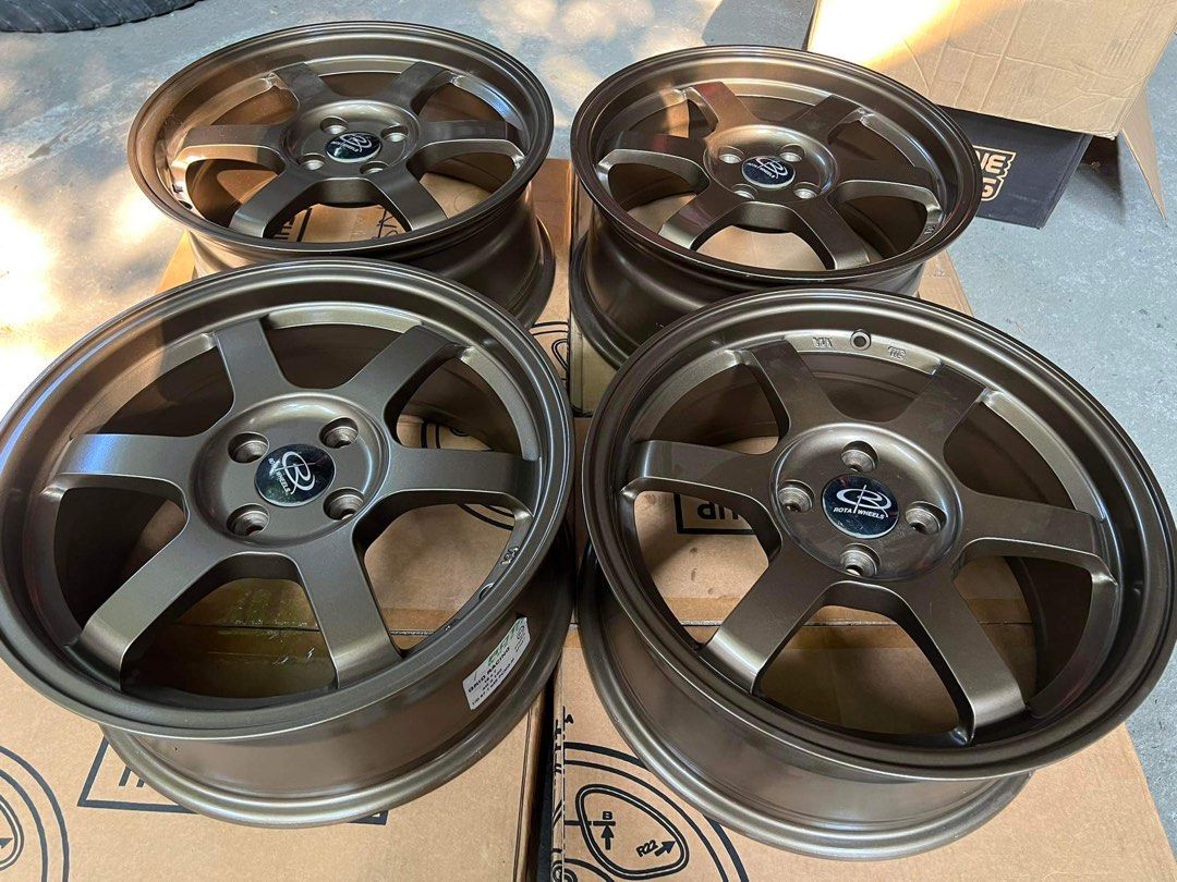 16” Rota Grid Racing used mags 4Holes pcd 100, Car Parts & Accessories ...