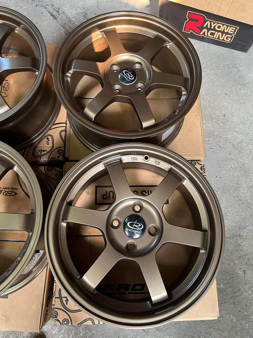 16” Rota Grid Racing used mags 4Holes pcd 100, Car Parts & Accessories ...