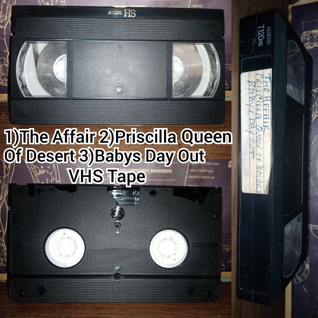 1980s-90s VHS (Video Home System) Tapes One on Carousell