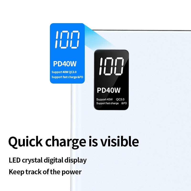 20000mAh 40W Fast Charge Power Bank, Mobile Phones & Gadgets, Mobile ...