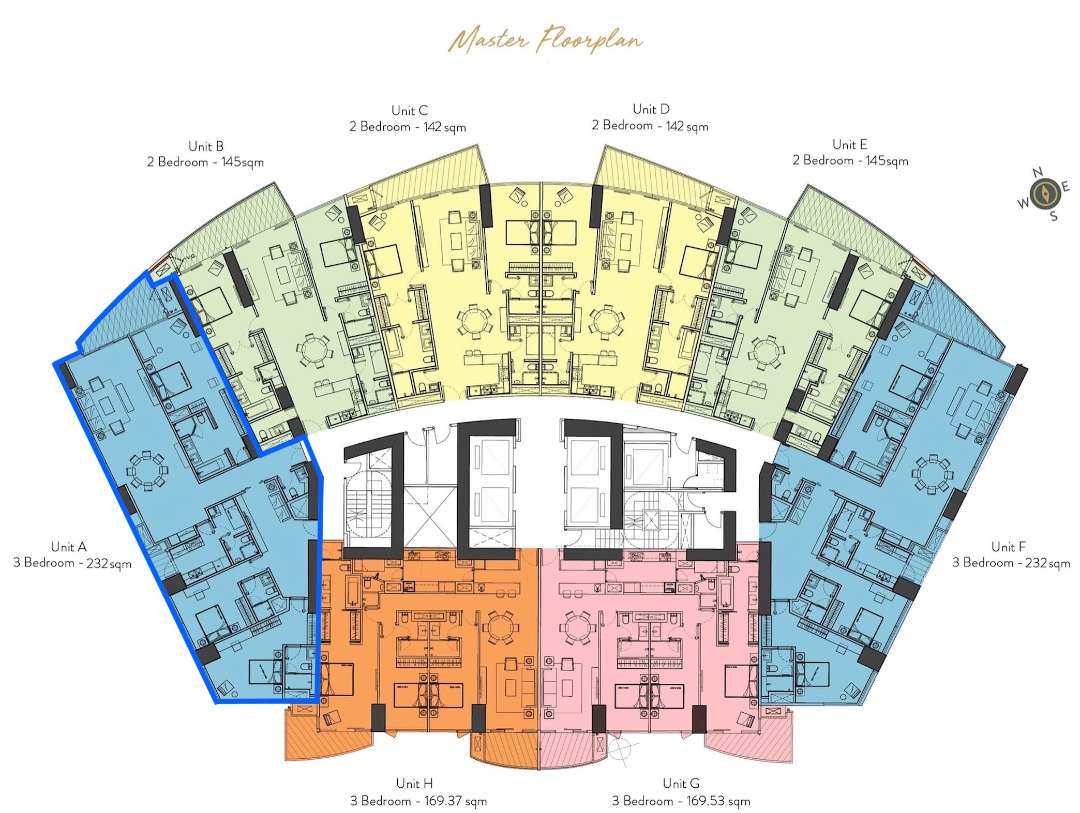 3 Bedroom with parking at Shang Residences at Wack Wack alternative to ...